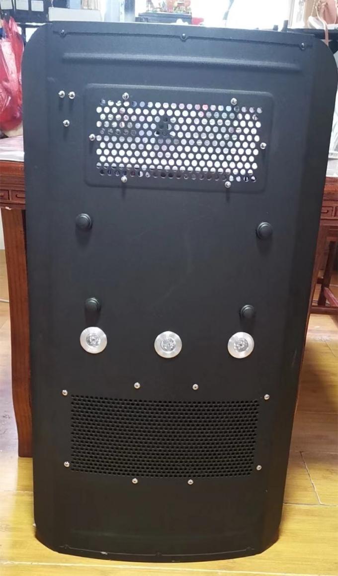 Aluminum Military Ballistic Armor Riot Shield With Lights Shouting Function