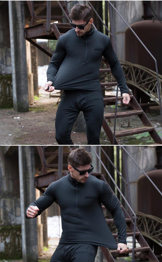 100% Polyester Thermal Military Combat Uniform Underwear Set Square ...