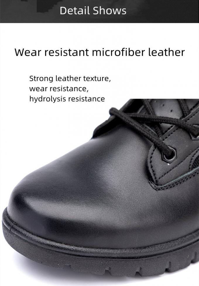 Shockproof Tactical Military Leather Boot Antibacterial Moisture Proof ...