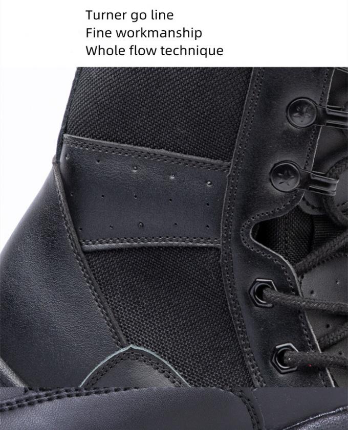 Shockproof Tactical Military Leather Boot Antibacterial Moisture Proof ...