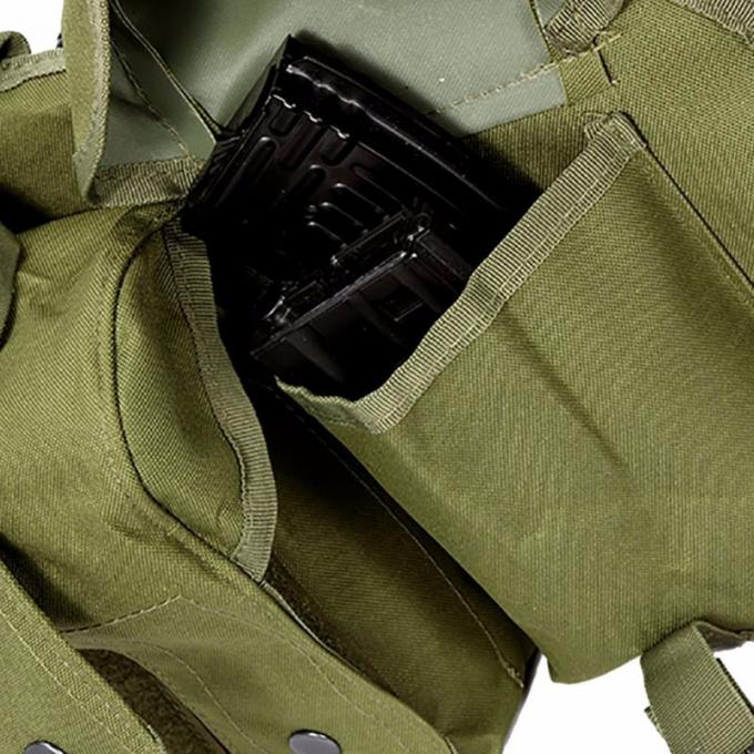 Nylon Polyester AK Tactical Vest Camouflage Interior Compartment
