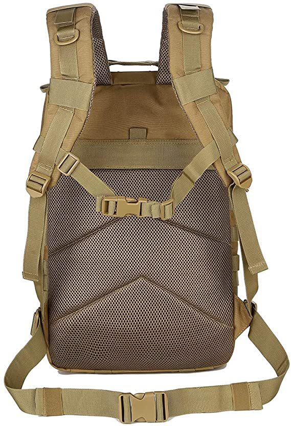 900D Oxford Molle System Backpack 42L Camouflage Military Black Backpack
