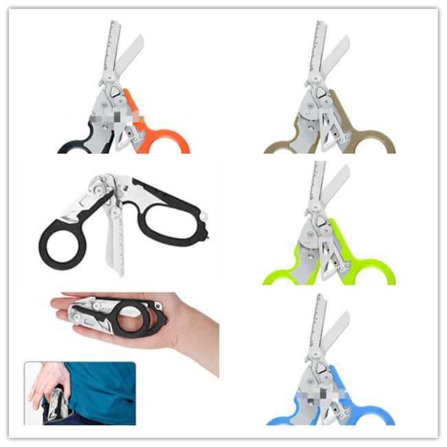 Multifunctional Portable Tactical Folding scissors Retractable ...