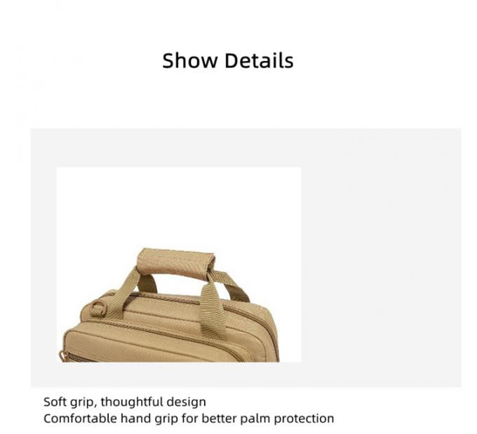 Laser Cut MOLLE Mounted Single Pistol Bag Camouflage Pattern