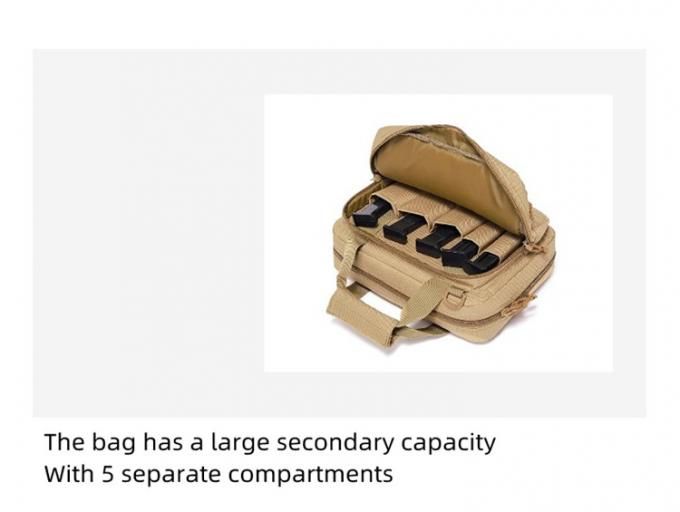 Laser Cut MOLLE Mounted Single Pistol Bag Camouflage Pattern