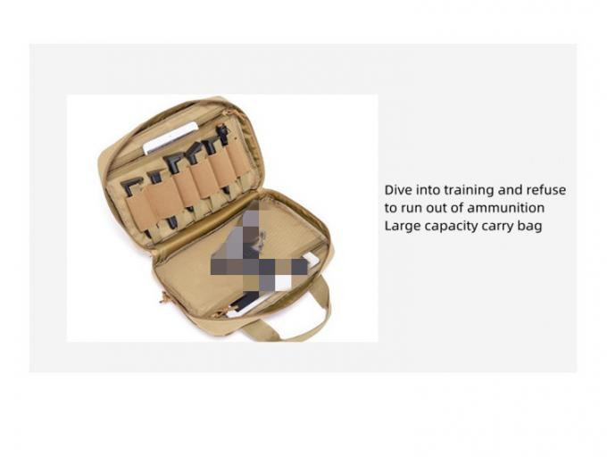 Laser Cut MOLLE Mounted Single Pistol Bag Camouflage Pattern