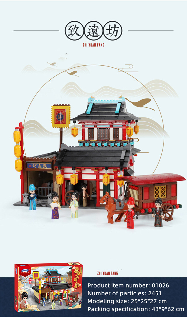 Compact Small Particle Building Blocks Highly Restored Tang Dynasty ...