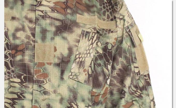 Green Python 65% Polyester Camo Army Uniform Anti UV Military Combat ...