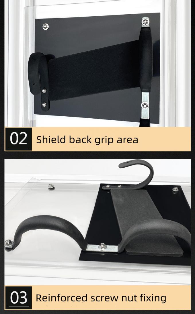 PC Riot Transparent Shield 4.0mm Thick Military Ballistic Armor ...