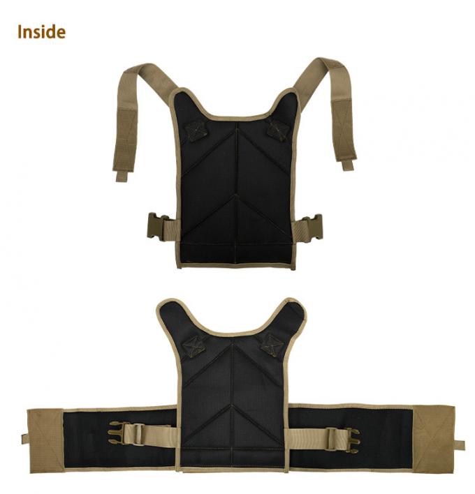 600D Polyester Tactical Vest MOLLE Camouflage Combat Vest Military ...