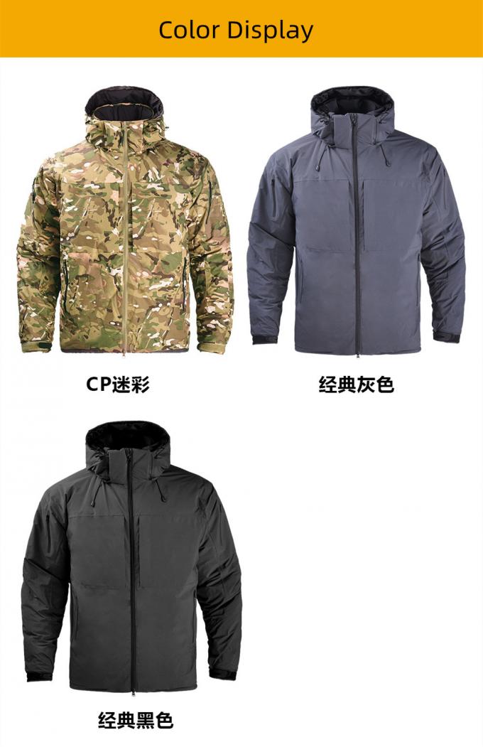 Outdoor Splashproof Tactical Camo Duck Down Military Tactical Jacket
