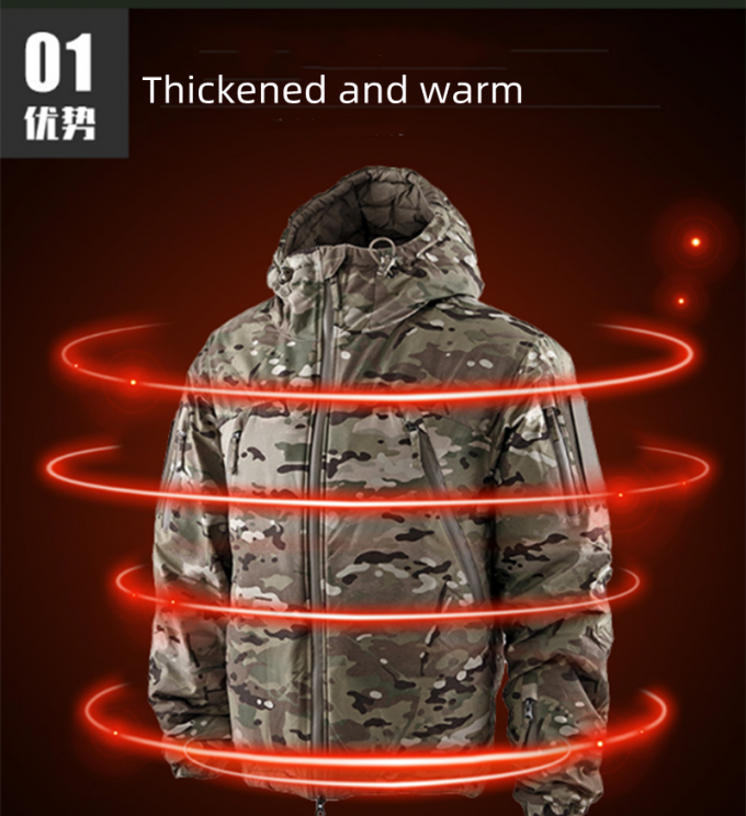 Tactical Waterproof CP Camouflage Jacket Cold Resistance Military ...